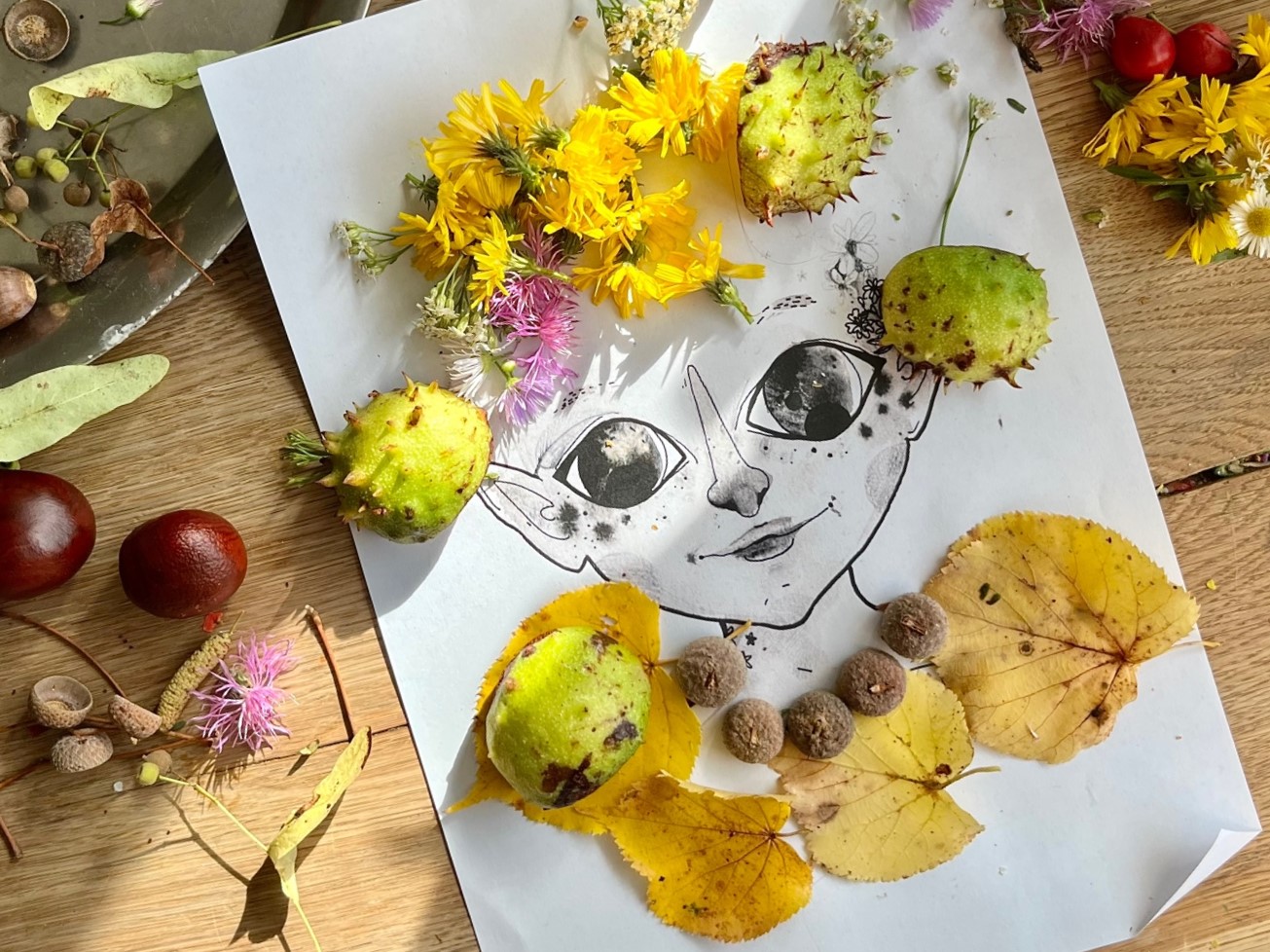 PDF ke stažení: Podzimní skřítek k dotvoření - Blog - Z neznáma